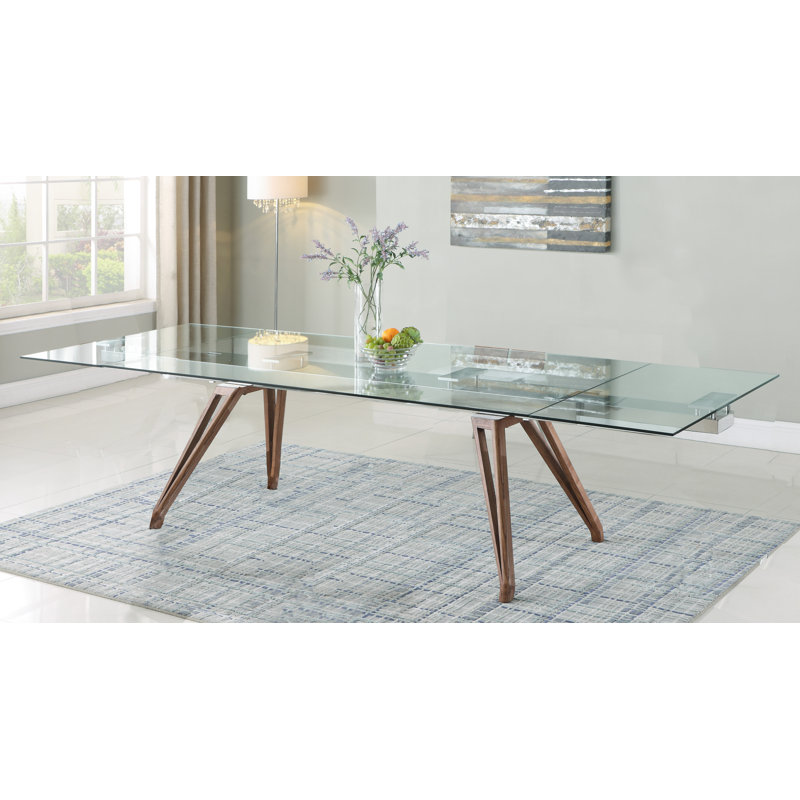 Wade logan glass dining table store
